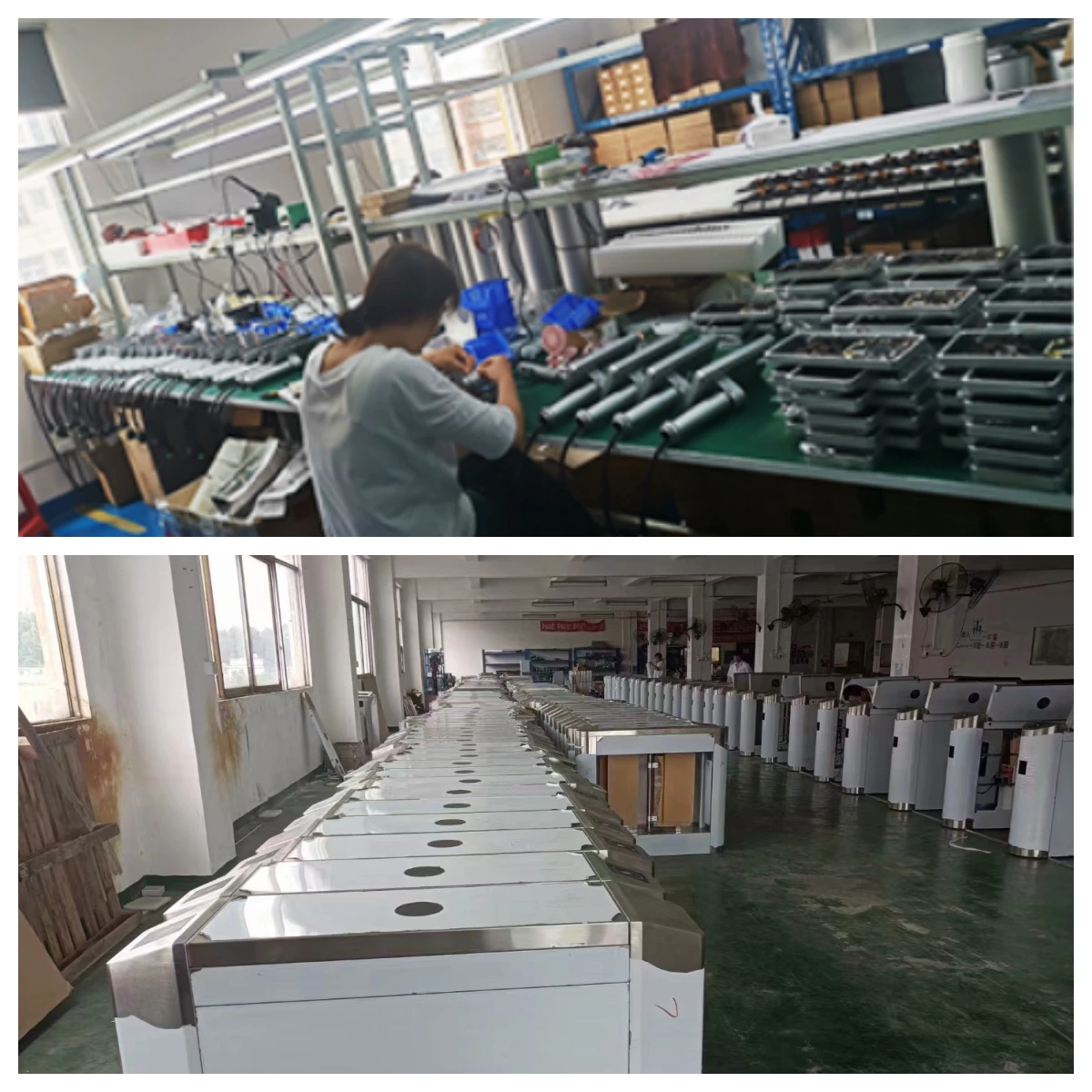 Full Height Rotary Gate With Face Swipe Card Door Security Manual ...