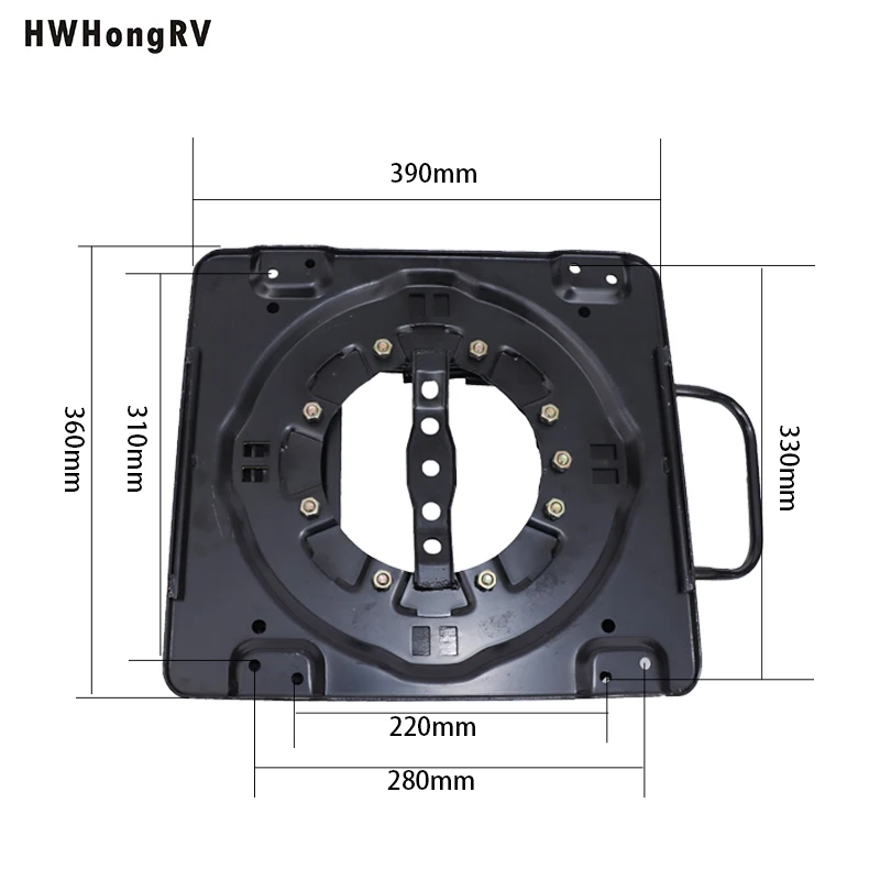 Campervan Accessories Swivel Base Universal Heavy Duty 360 Degree Seat ...