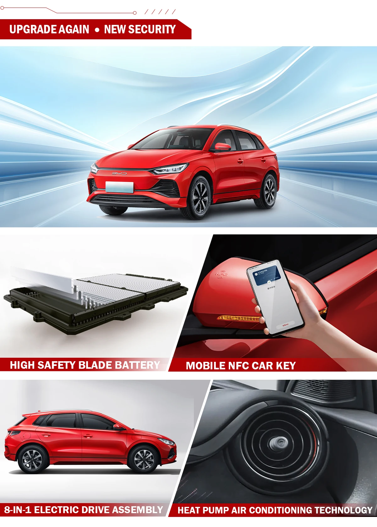 New China Popular Byd E2 405km New Energy Vehicle Ev Car 5 Seats High Cost Performance For Sale ...