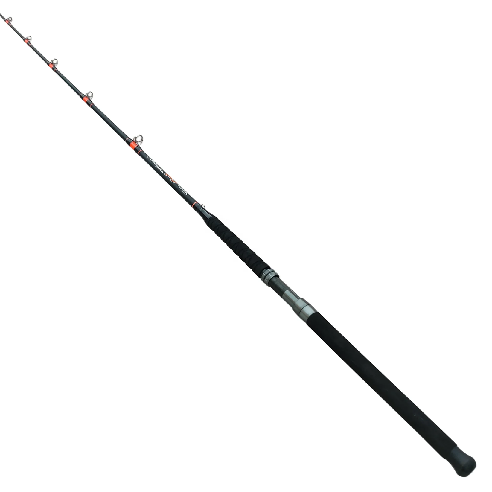 7'6" Big Cat series HIGH STRENGTH Limit orange Heavy EVA handle Casting ...