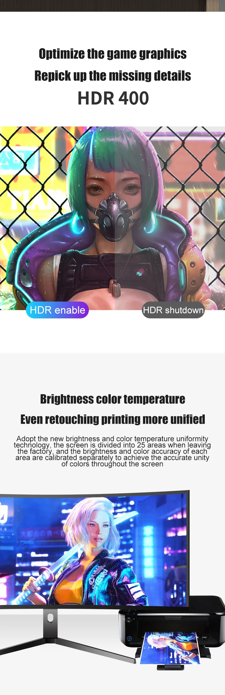 40-Inch Ultra Wide Curved 5K Gaming Monitor 144Hz with DP Interface