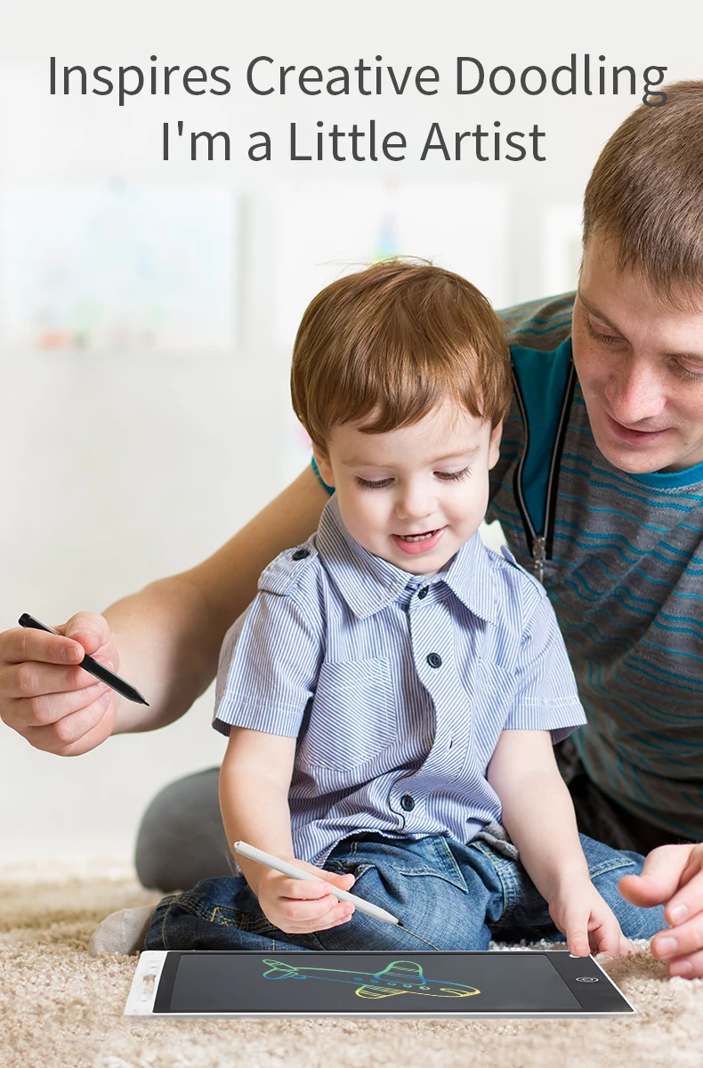 LCD Drawing Writing Tablet - 12 Inch Electronic Handwriting Pad for Kids