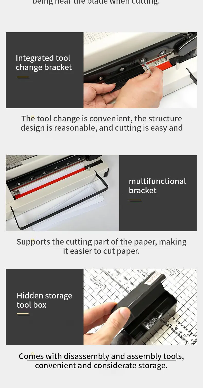 A4 Manual Thick Layer Paper Cutter - Heavy Duty Guillotine
