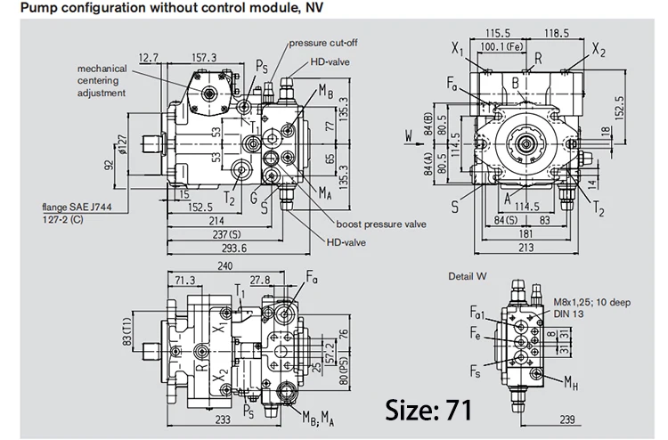 Rexroth A4VG Hydraulic Pump - Efficient & Reliable Performance
