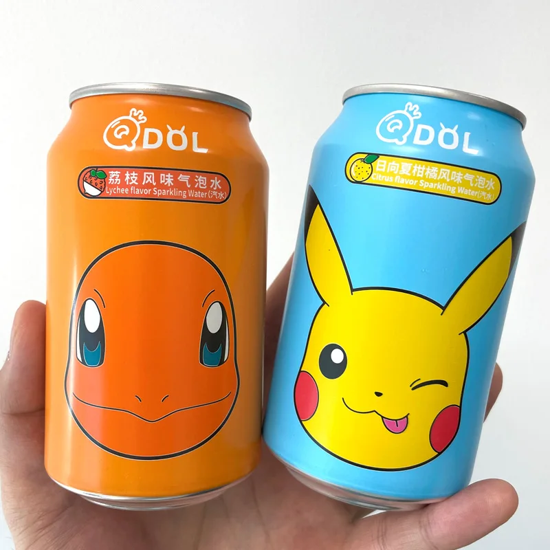 330ml Qdol Refrescos Peach Flavor Cans Drink Sparkling Water Soft ...