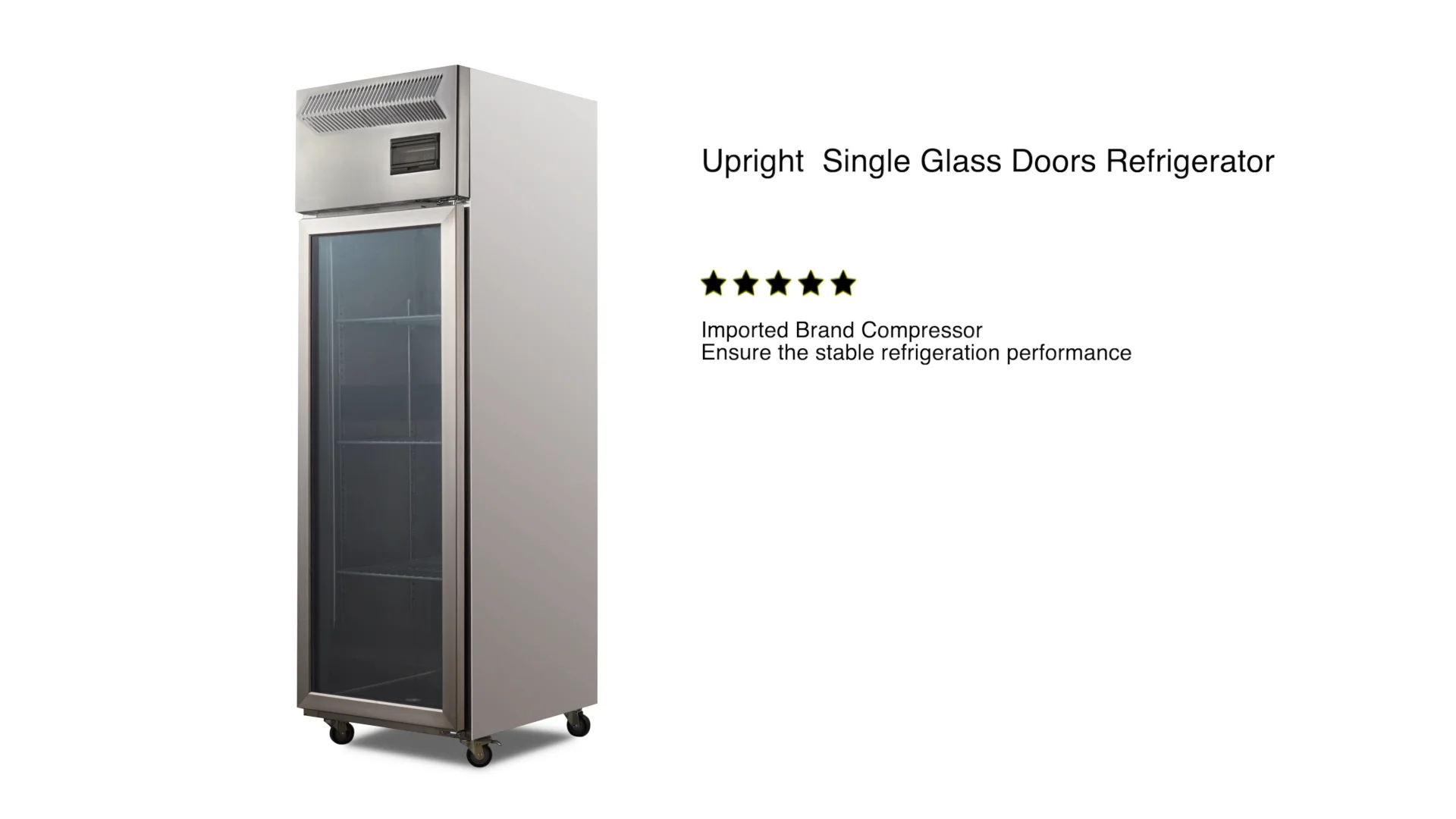 Commercial Side By Side Vertical Refrigerator Glass Door Supermarket ...