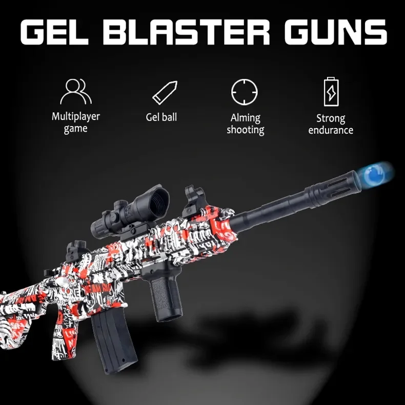 Custom Multiple Styles And Colors Gel Blaster Guns Electric M416 ...