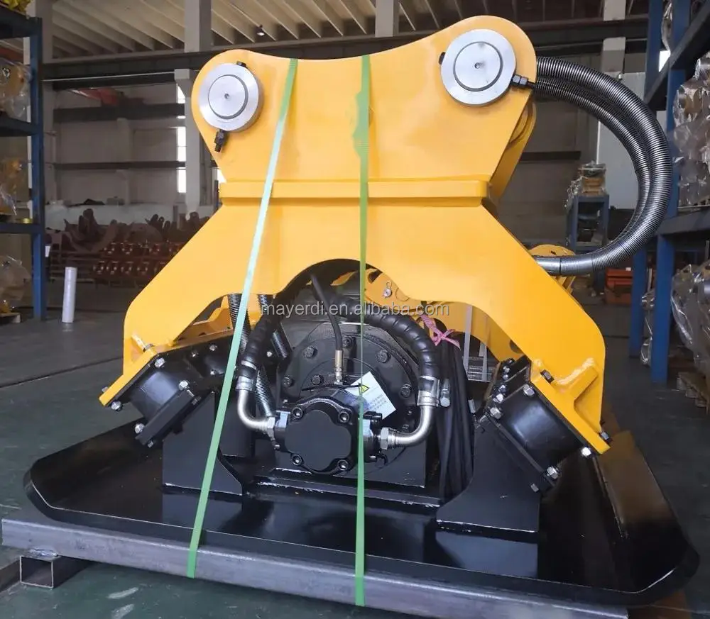Hydraulic Vibro Plate Compactor Excavator Construction Machinery ...