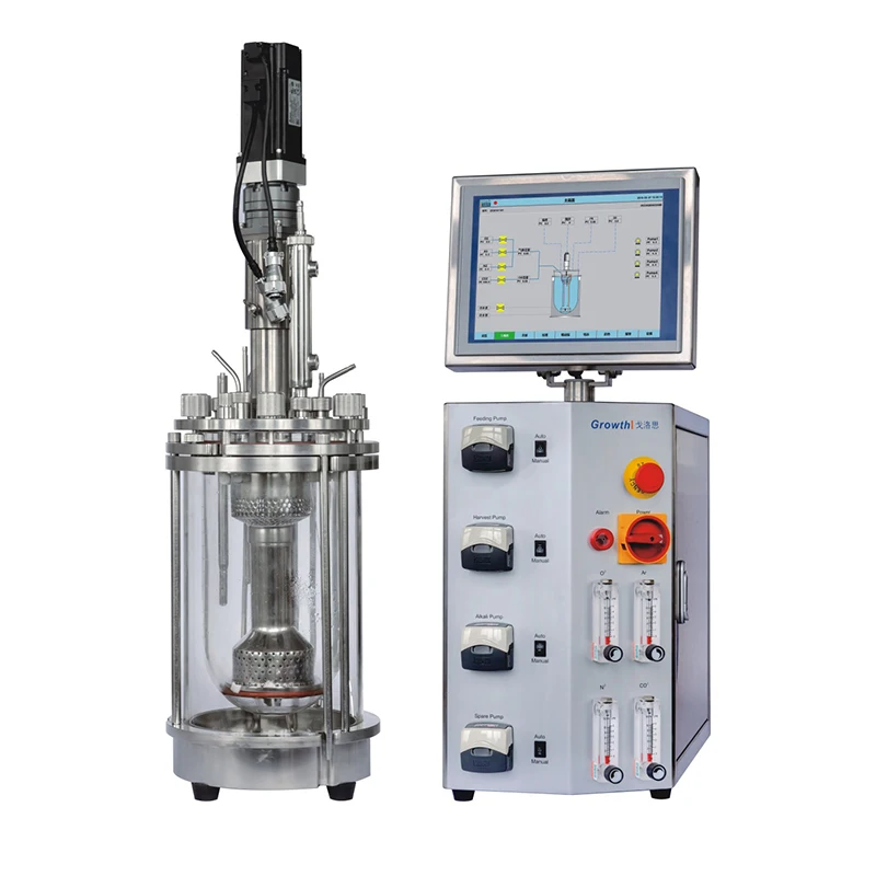5l Glass Cell Culture Fermenter Bio Fermentor Glass Bioreactor - Buy 5l ...