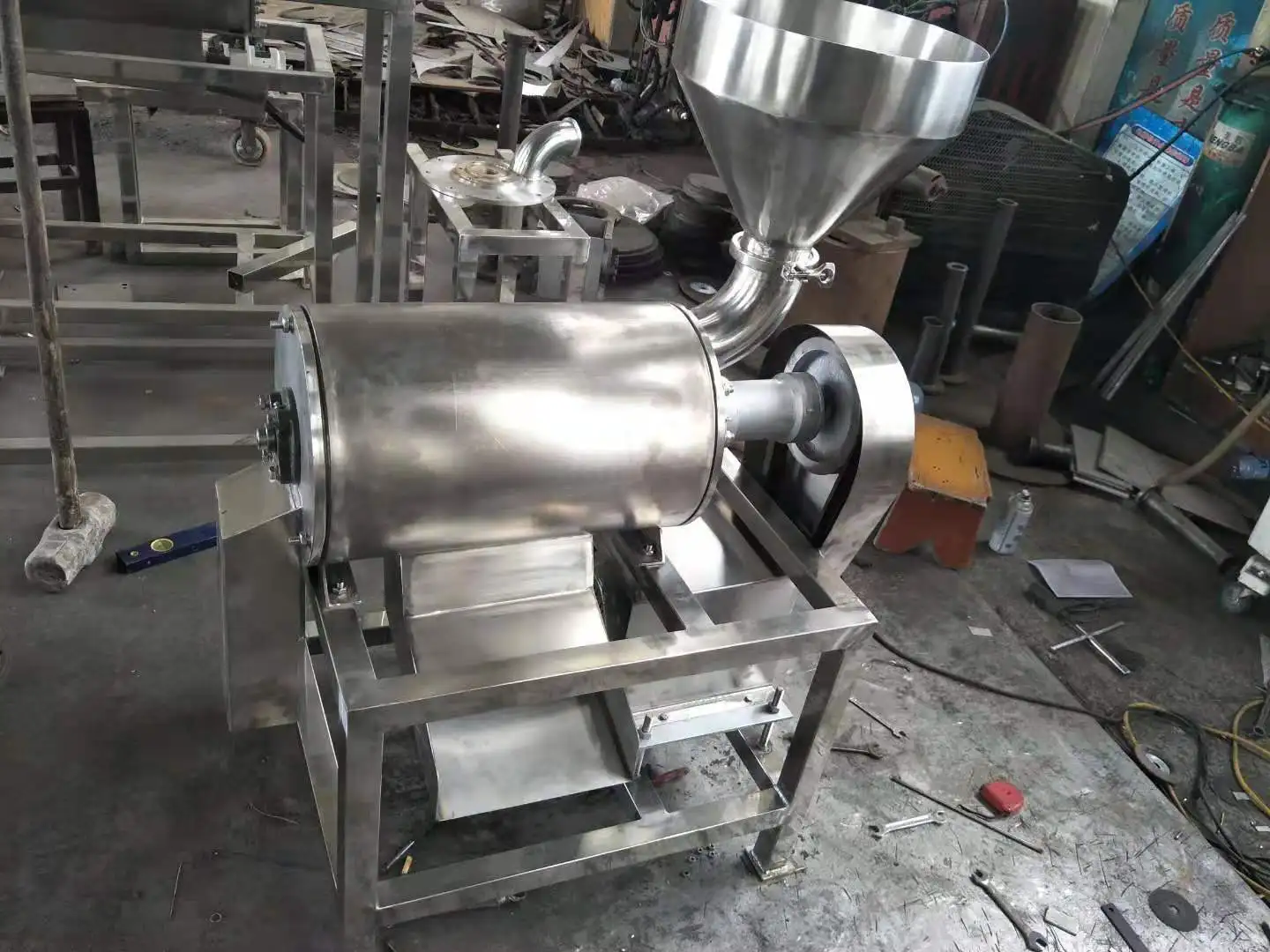 Single Channel Mango Pulper Pulping Industrial Fruit Pulper Machine ...