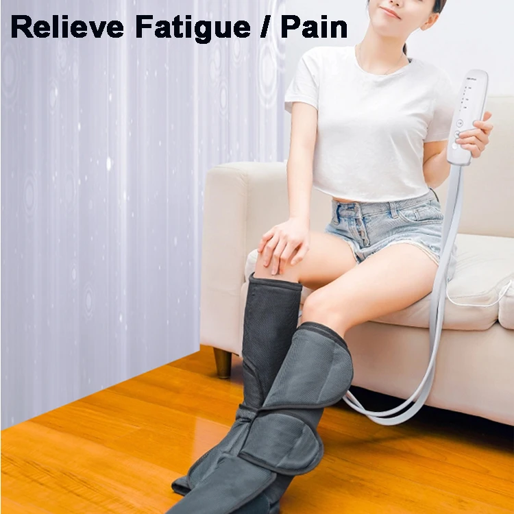 Multi-function Ems Foot Massager With Remote Control And Air Bag Leg Compression Therapy Boots ...