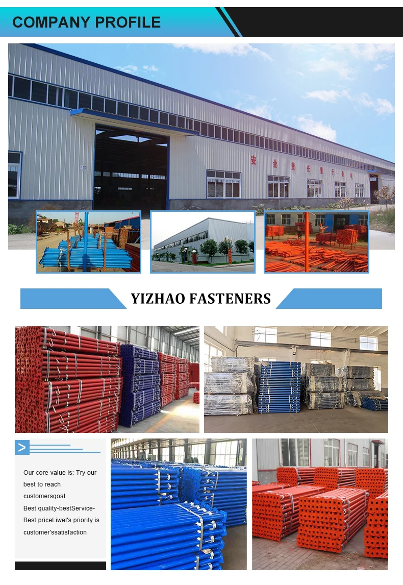 Inclined Wall Formwork Support Column Diagonal Steel Support Push Pull ...