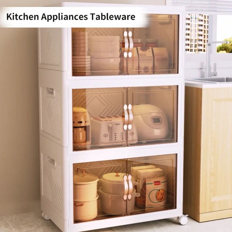 Jeko&jeko Plastic Foldable Storage Bin Stacking Clothing Storage ...