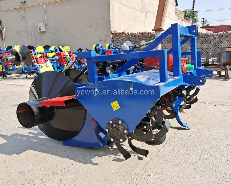 Tractor Installation of Vegetable Planting ridge Machine Strawberry ...