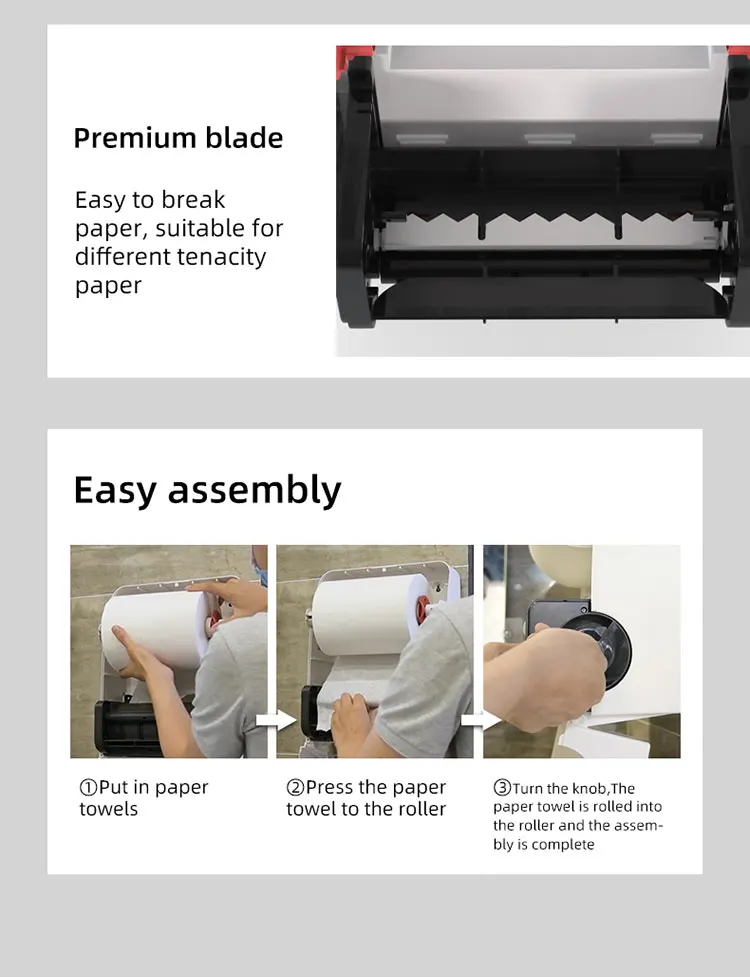 Eco-friendly Automatic Paper Towel Dispenser - Jumbo Roll