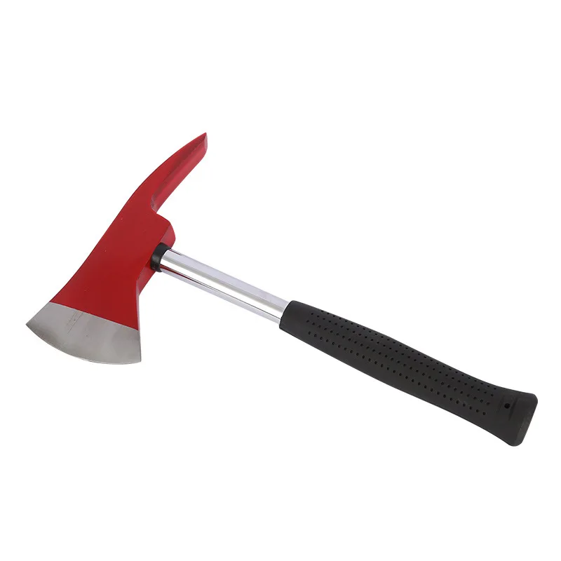 Fire Axe - High Carbon Steel Fireman Axe with Rubber Handle