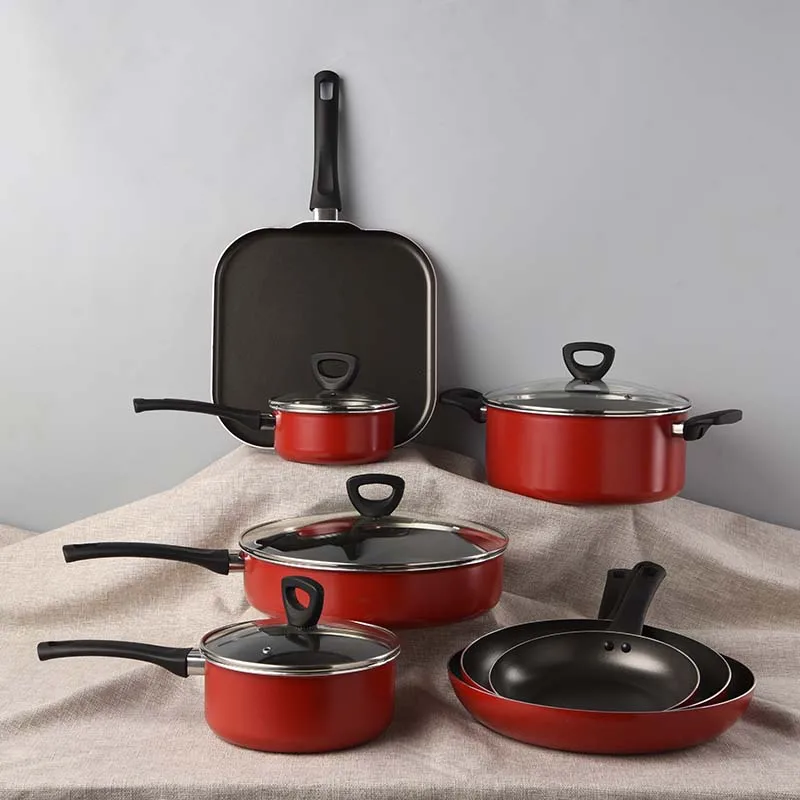 High Quality Induction Pot Set Non-stick Cookware Cooking Sets Of ...
