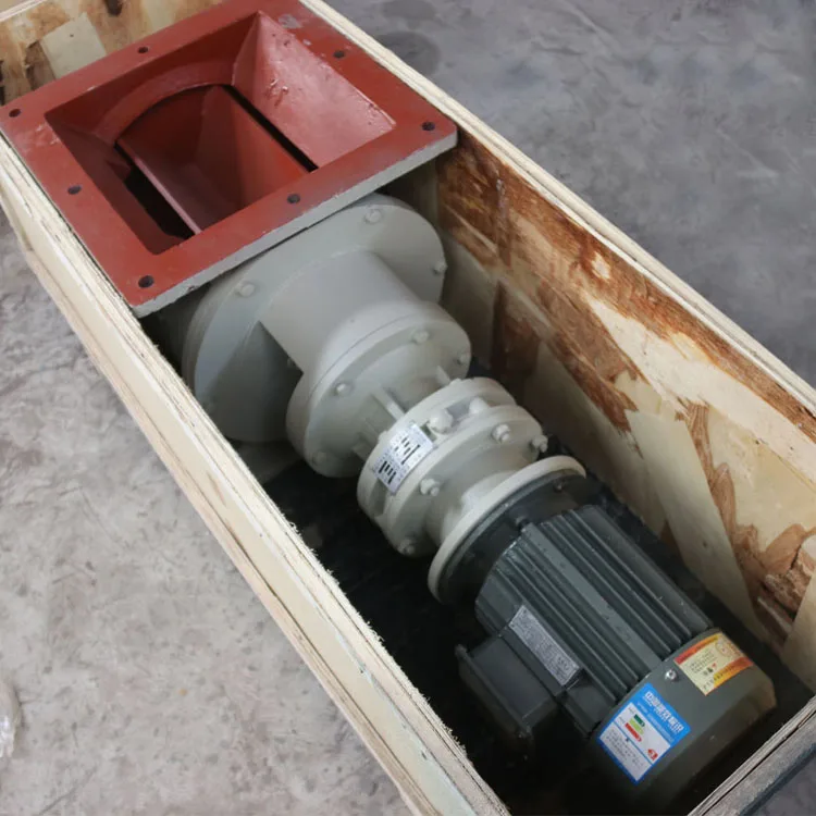 Cast Iron Electric Rotary Airlock Valve Under The Cyclone Dust ...