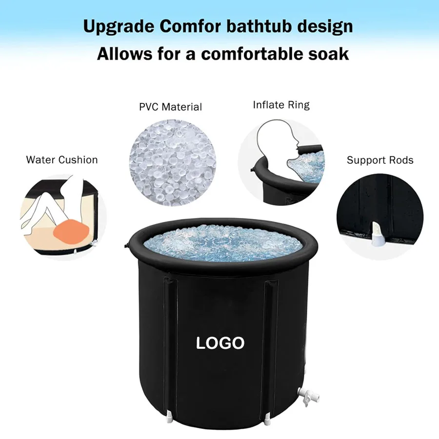 Outdoor Ice Bath Tub - Foldable & Inflatable Recovery Therapy