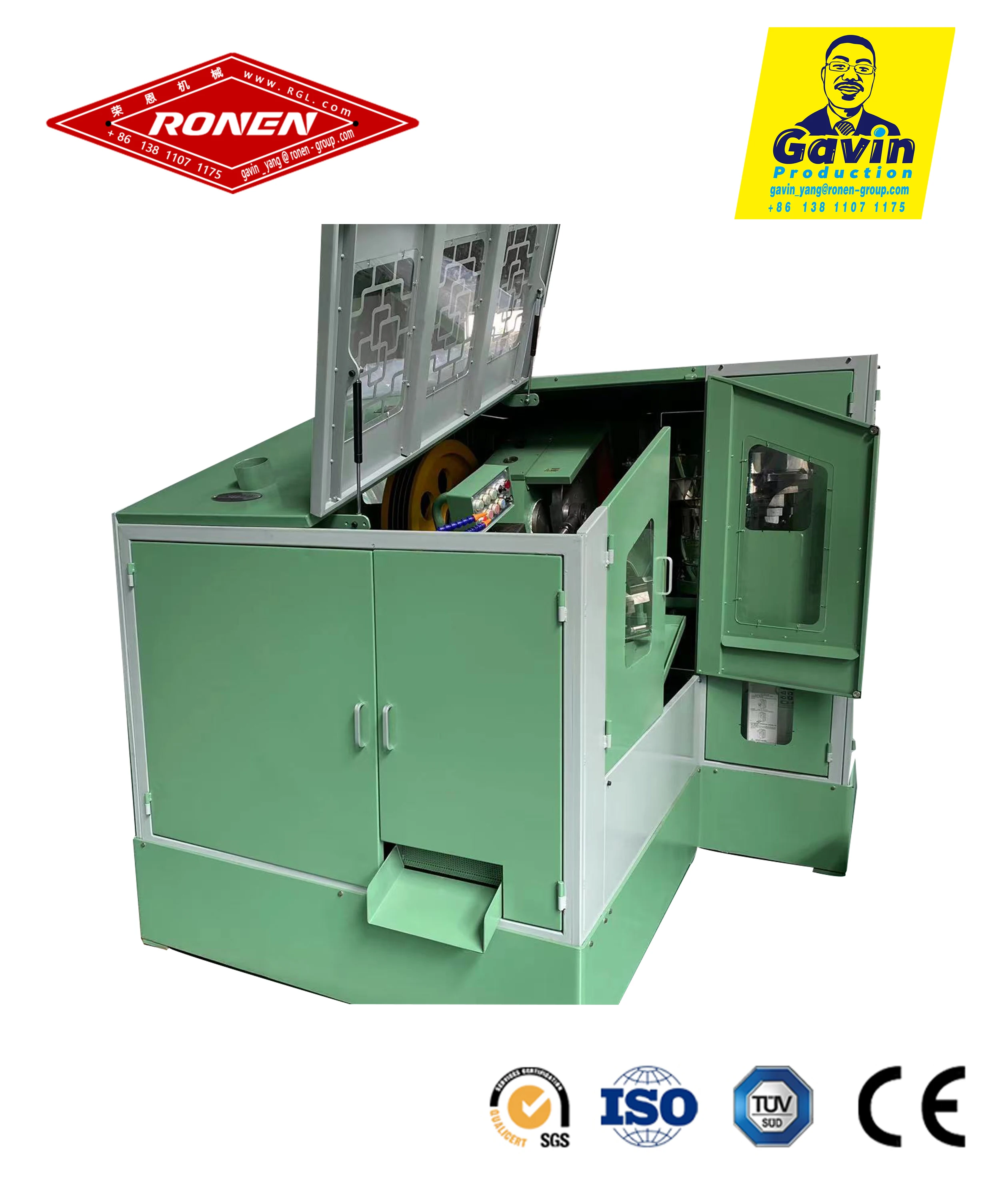 Small Nut Bolt Nail Screw Thread Rolling Machine Wood Screw Thread ...