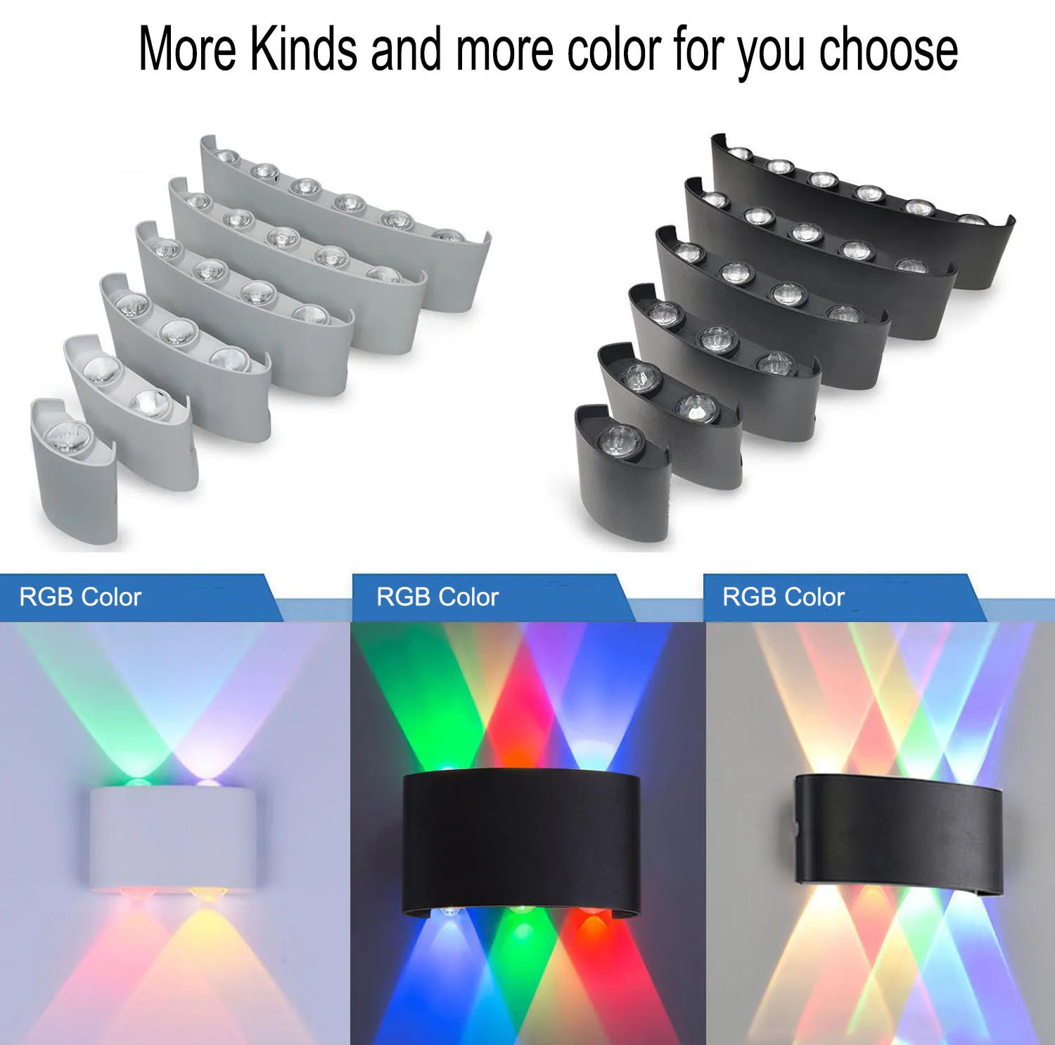 4w 6w 8w 12w Modern Decorative Wall Led Light Battery Operated Indoor ...