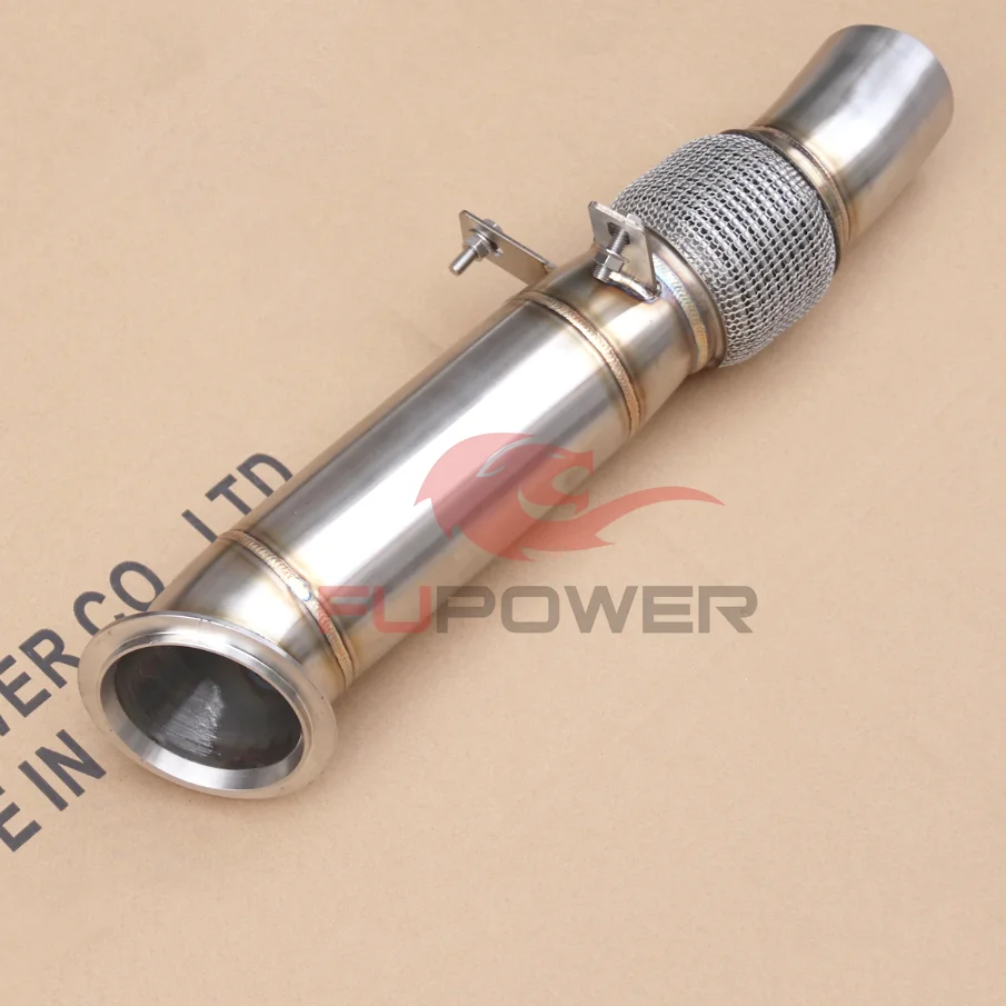 For bmw F10 F07 F18 F15 F16 535i 535GT 535Li X5 X6 N55 3.0T 4" Downpipe| Alibaba.com
