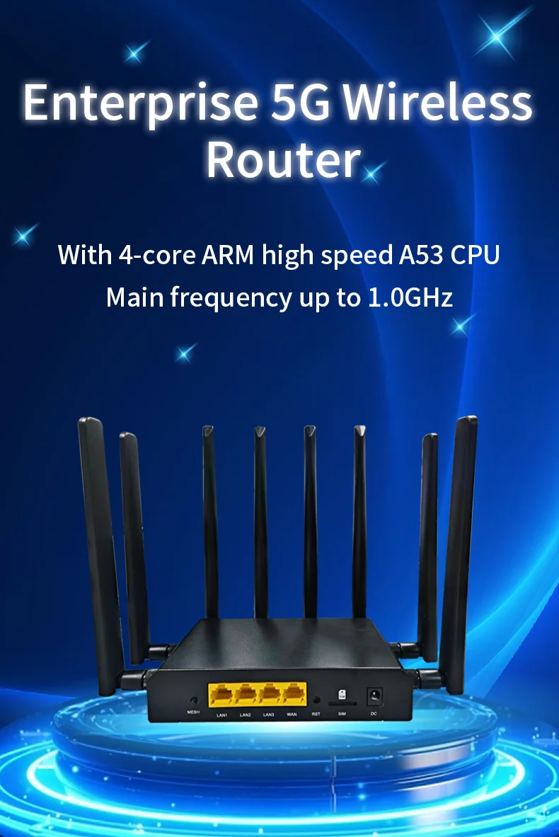 Industrial Ax3000 5g Cpe Router Rm520n-gl Eight Antennas Stronger ...