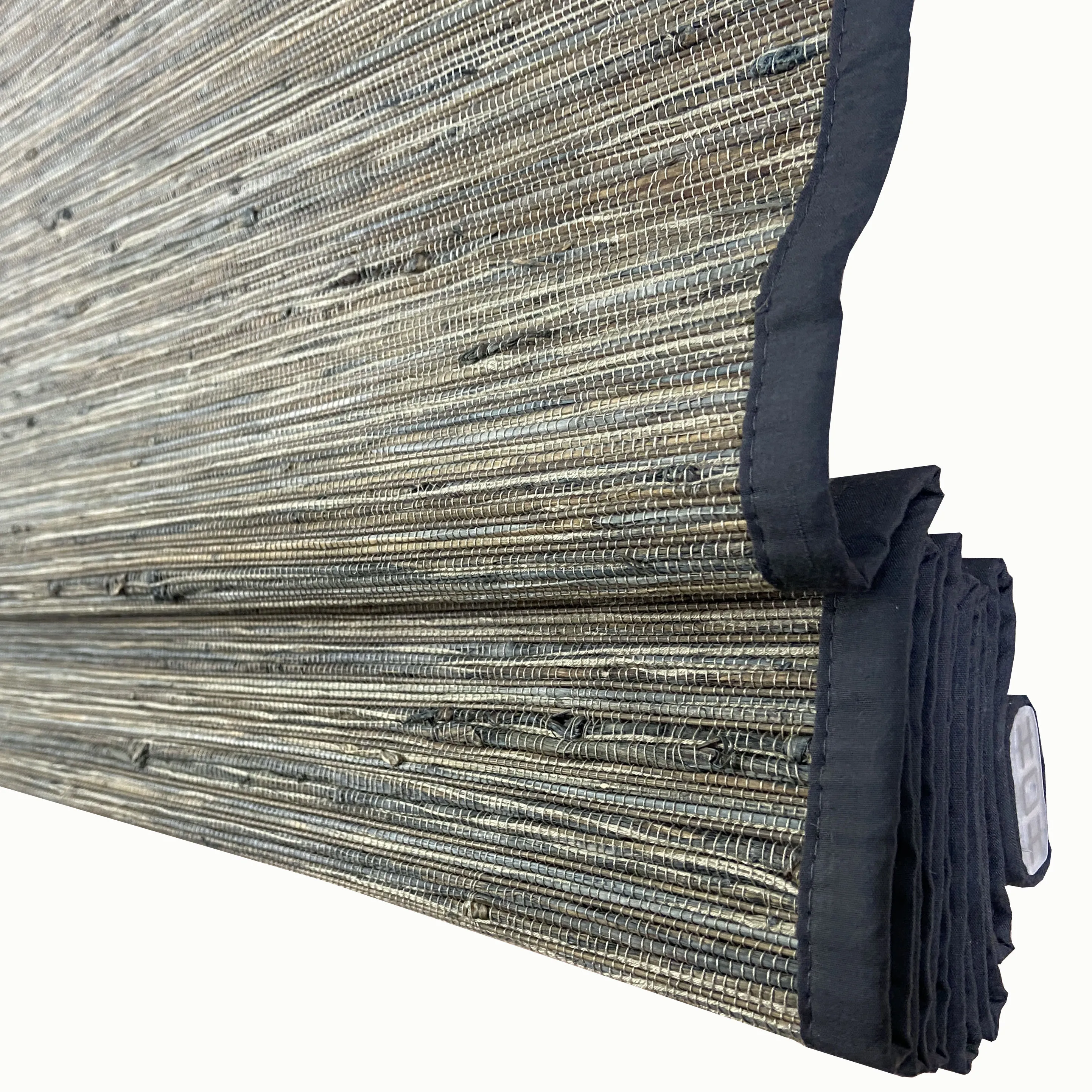 Natural Mixed Grass Window Blinds Roman Reed Jute Bamboo Cordless Woven ...