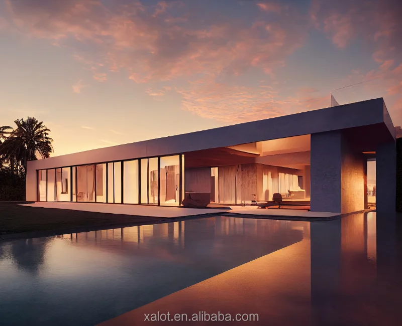 Modern Prefab Light Steel Structure Villa Modular Homes And ...