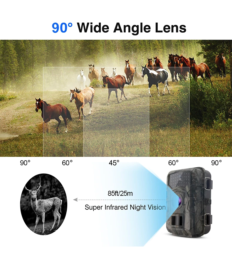 Outdoor Pir Night Ghost Digital Scouting Thermal Hunting Trail Camera ...