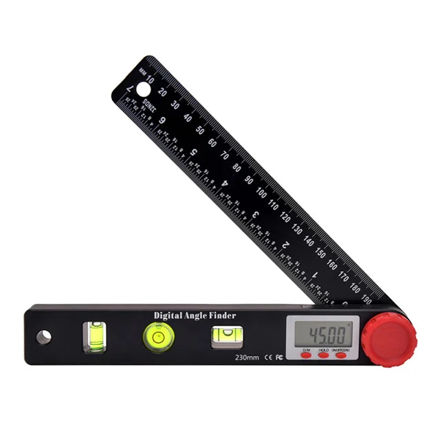 4 In 1 Digital Display Angle Ruler Right Angle Horizontal Woodworking ...
