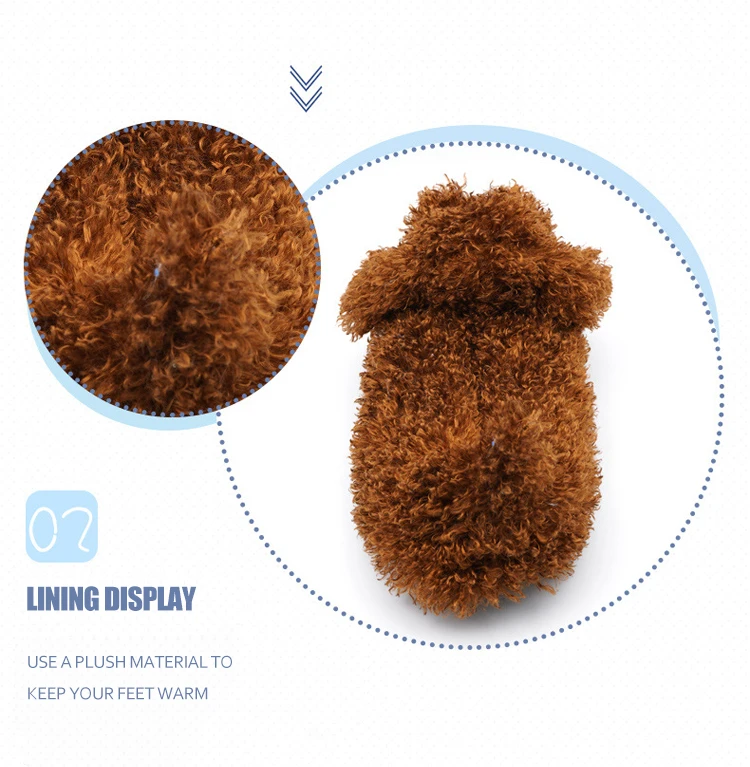 Winter Indoor Animal Warm Home Cotton Slippers Custom Fluffy Cartoon ...