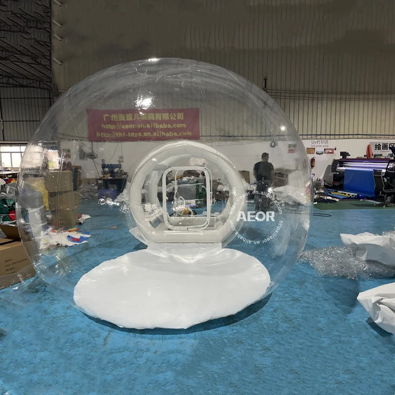 Kids Party Clear Inflatable Crystal Igloo Dome Bubble Tent