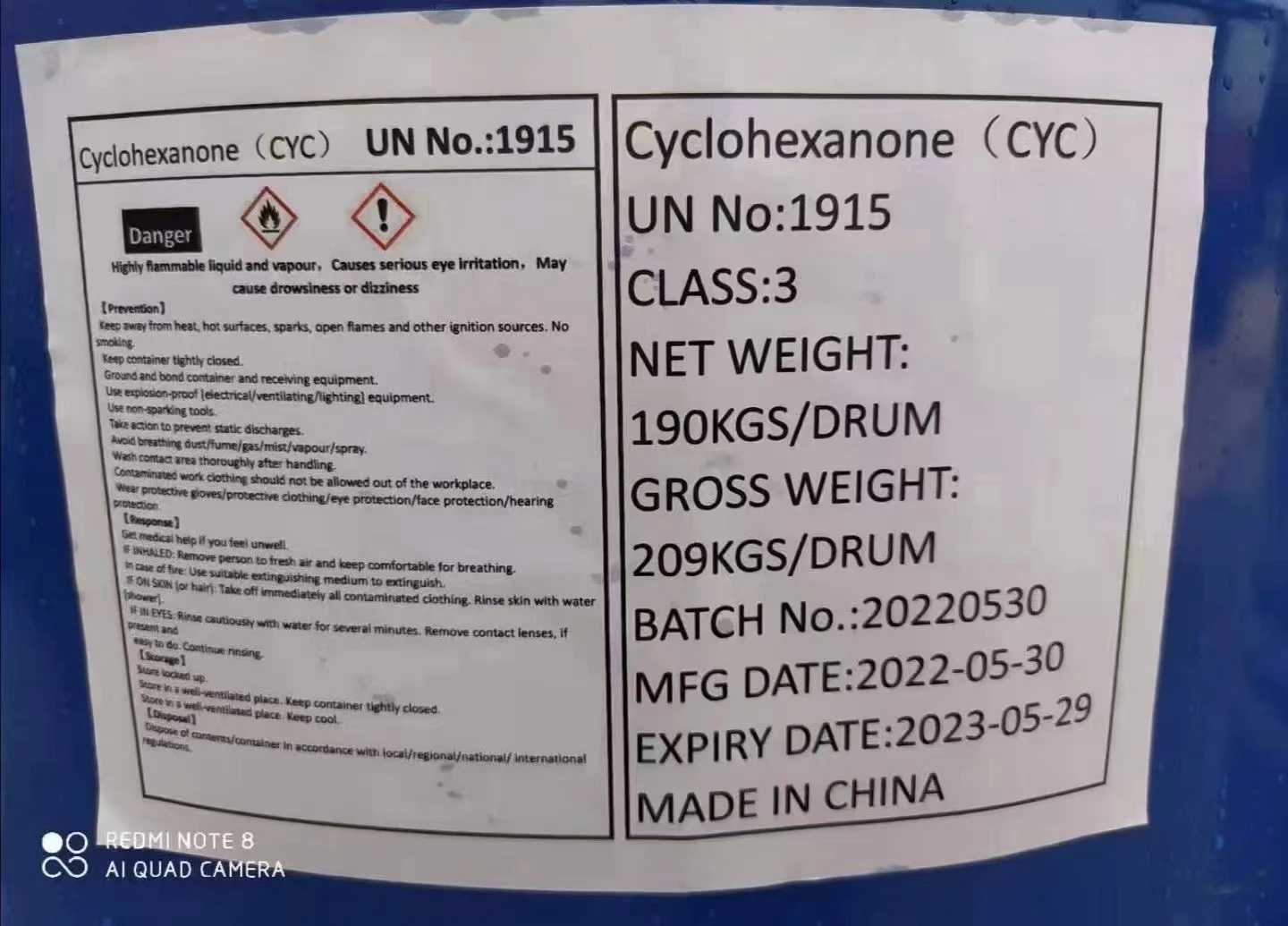 China Supplier High Quality Cas 108-94-1 Industrial Grade Cyclohexanone - Buy Cyclohexanone,Cas ...