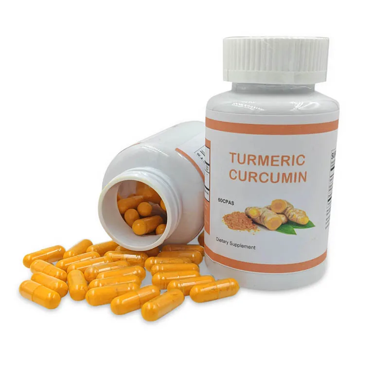 Turmeric Extract Curcumin Capsules Supplements With Garlic Ginger Black ...