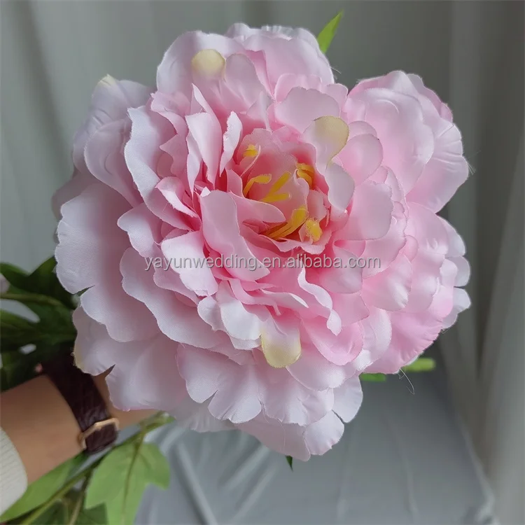 G-049 High Quality 5-Head Artificial Peonies Flower Wedding Home Decoration Faux Silk Peony ...