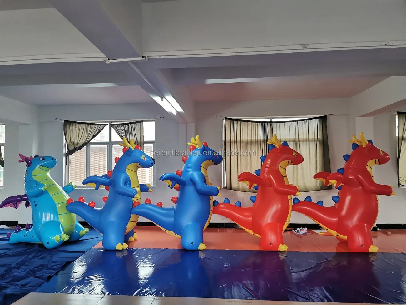 Big Cute Wearable PVC Inflatable Dragon Suit - Perfect for Parties!