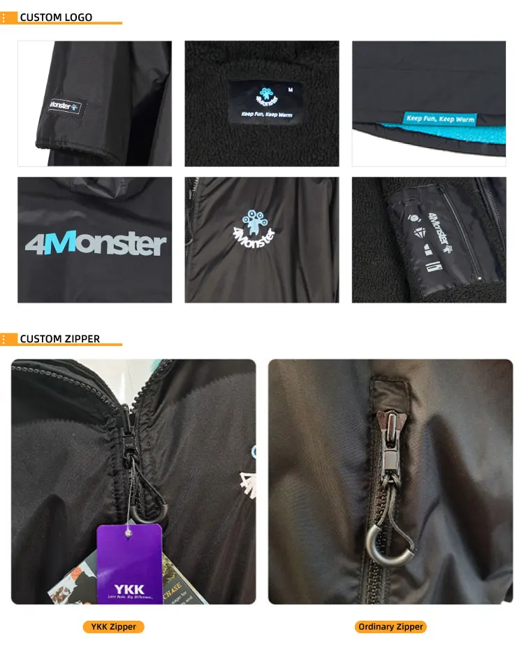 Custom All Weather Waterproof Robe for Surfing & Swimming