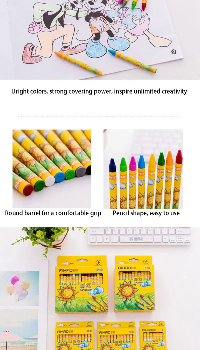 Custom Wax Crayons Coloring Beeswax Crayons Set Crayons For Children ...