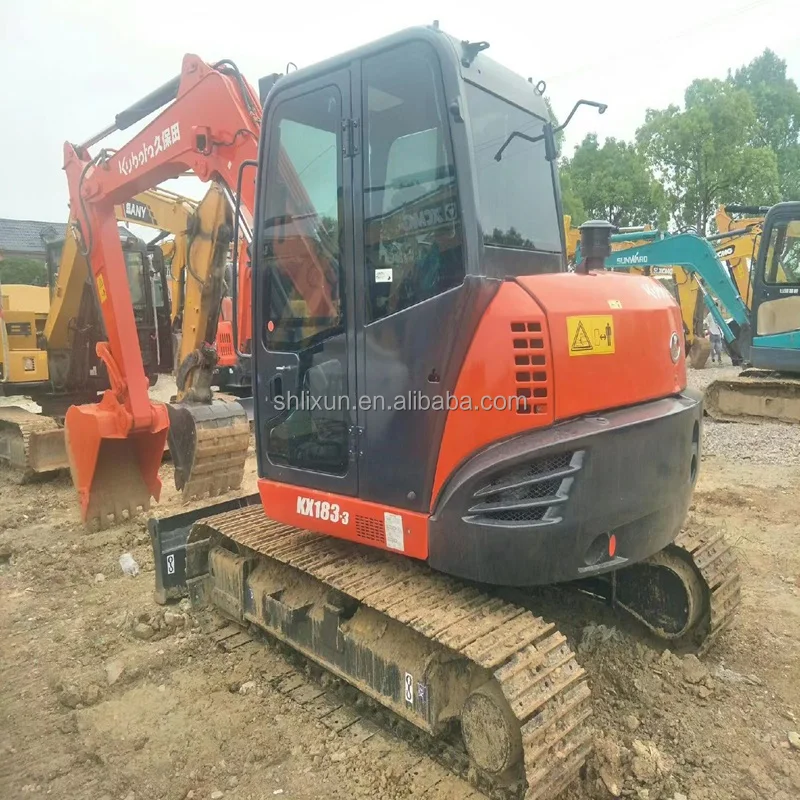 Used Kx183 Kubota Excavators Good Quality 18.3ton Great Performance Caterpillar Second Hand ...
