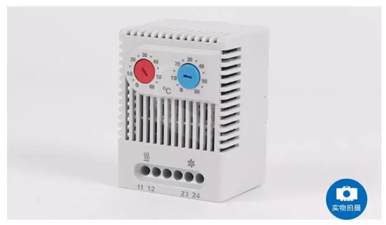 Saipwell Dual Thermostat Zr011 Thermostatic Bimetal Din Rail Mounted No ...