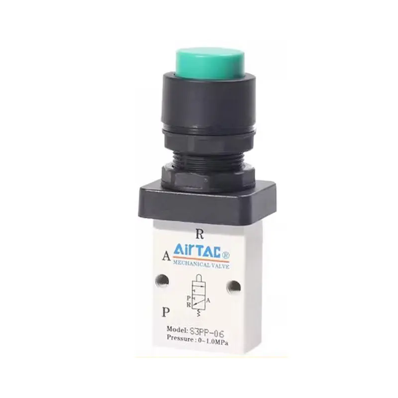Airtac Mechanical Valve S3PP05 (M5)/S3PP06 (1/8)/S3PP08 (1/4) - Manual ...