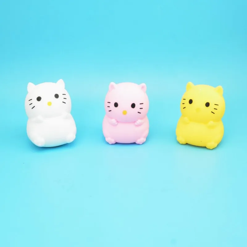 Tpr Cute Kitten Soft Playdough Squishy Fidget Sensory Toys Animal ...