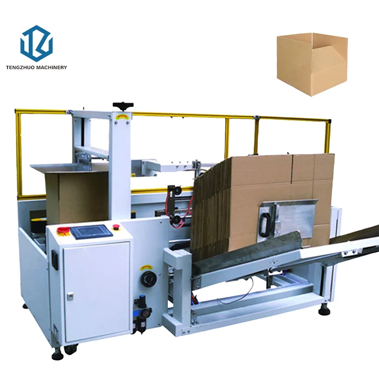 Carton Case Folding Machine Box Bottom Folding Forming Former With Move ...