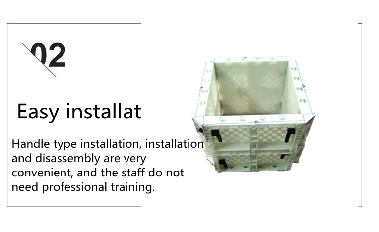 Black Recyclable Formwork Adjustable Column Clamp Square Concrete ...