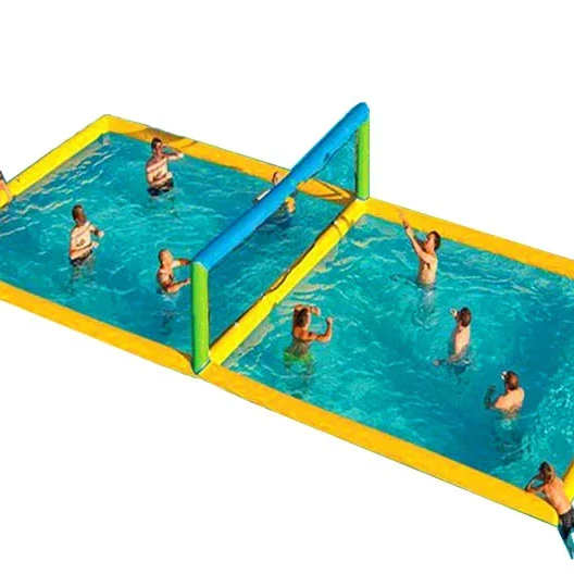Floating Water Sport Inflatable Aqua Volleyball Court With Factory ...
