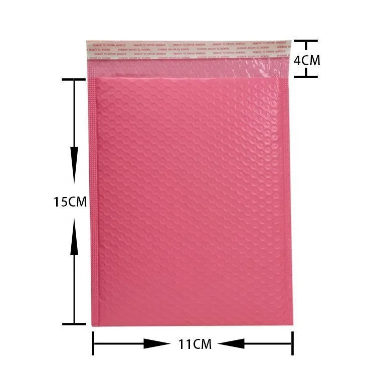 11x13+4cm Custom Pink Mailer Padded Mailing Bubble Envelopes