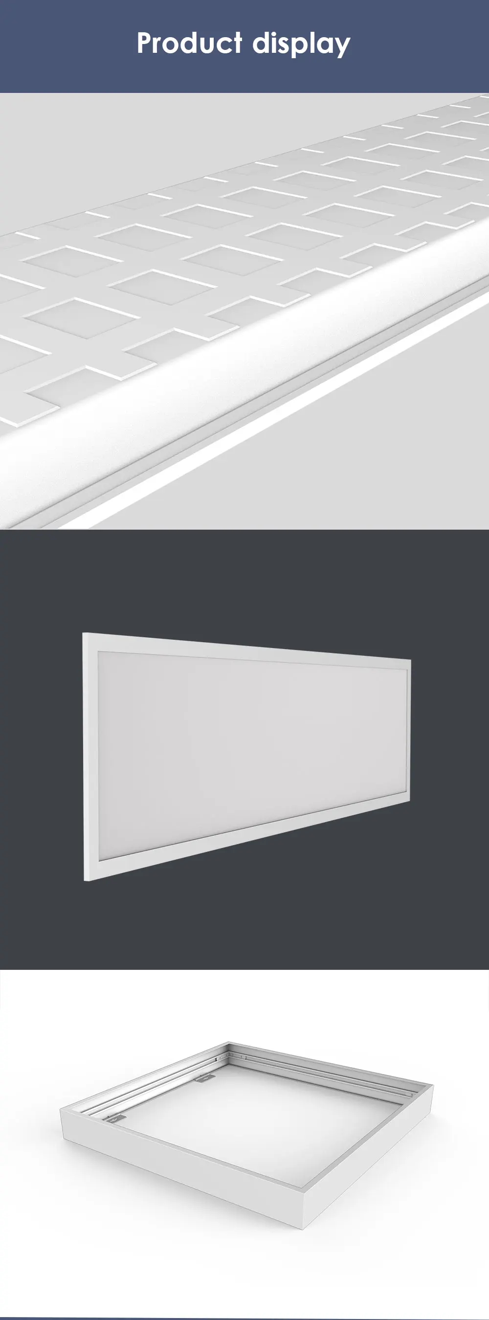 Surface Mounted Recessed Classroom Office Back Lit Led Light Panel For ...