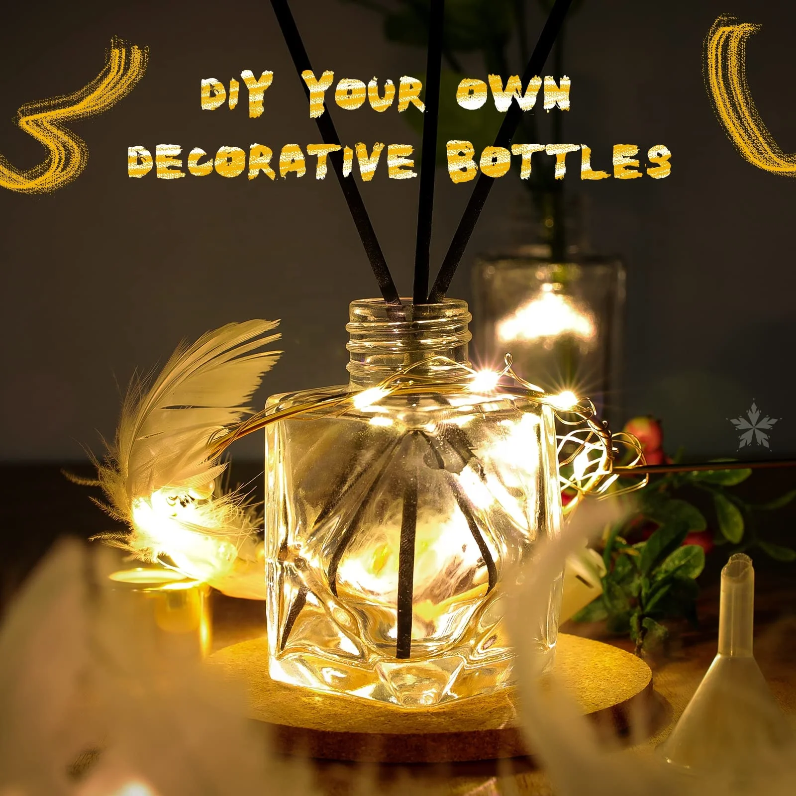 Long-lasting Alcohol-free Fragrance Oils Luxury Eyfel Reed Diffuser ...