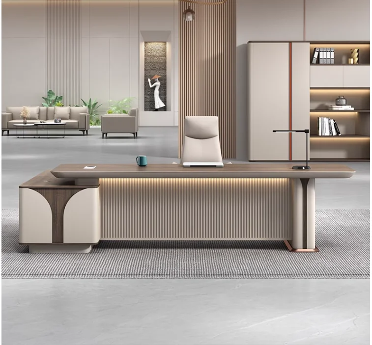 Modern Simple Office Ceo Boss Table Manager Desk High-end Desk Office ...